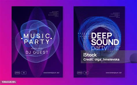 신세기 클럽 플라이어입니다 전자 댄스 음악입니다 트랜스 파티 Dj입니다 전자 사운드 페스트입니다 테크노 이벤트 포스터입니다 Dj에 대한 스톡 벡터 아트 및 기타 이미지