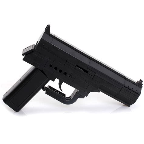 Spring Loaded Building Block Gun Compatible With Lego Bricks Blocks