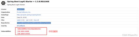 关于 spring boot starter log4j 启动器依赖如何修复 log4j 漏洞以及相关问题解决 排除log4j依赖 csdn博客