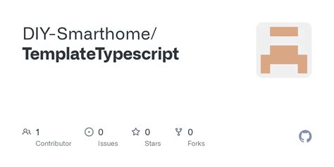 GitHub DIY Smarthome TemplateTypescript
