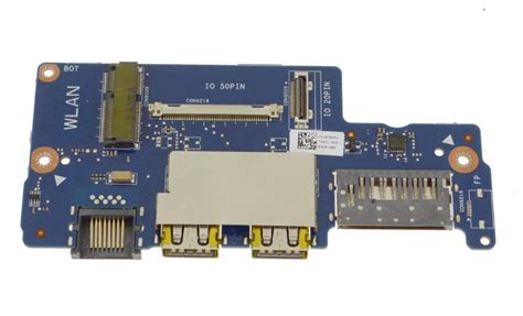 Botão liga desliga USB Leitor de cartão SD Placa de circuito IO Dell