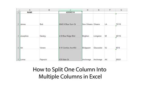 How To Split One Column Into Multiple Columns In Excel