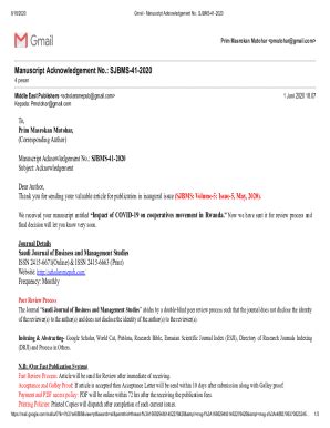 Fillable Online How To Draft The Acknowledgment Section Of A ManuscriptAcknowledgement For