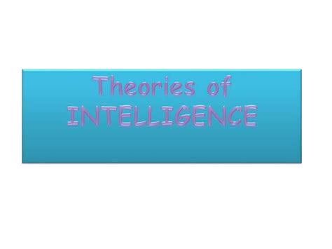 Classification Of Intelligence Pptx
