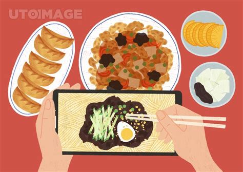 배달음식001 Spai594 유토이미지 일러스트 음식 생활 웹 모바일 앱 소스 웹소스 모바일소스 앱소스 디자인소스 배달 배달음식 스마트폰 메뉴