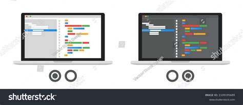 Programming Coding Coding Programming Software On Stock Vector Royalty