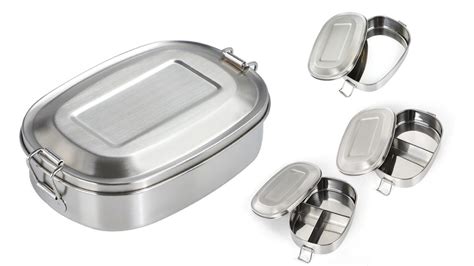 Single Layer Oval Lunch Box With Buckle Nicety