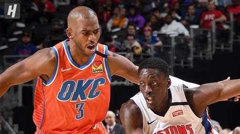 Oklahoma City Thunder Vs Detroit Pistons Full Game Highlights March 4
