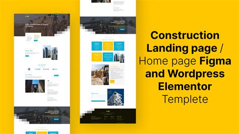 Construction And Supply Website Figma To Wordpress And Elementor Pro