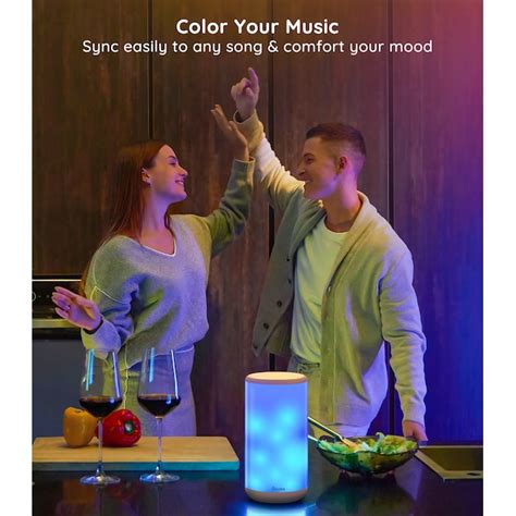 Govee Table Lamp 7 87 In Multicolor Led On Off Switch Table Lamp With