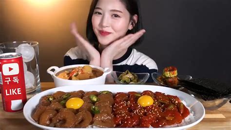 Soy Sauce Marinated Shrimp Mukbang Asmr Korean Eating Show34534