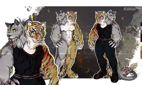 Adopt Auction Multifurry Anthro Tiger Open By Arayxadopt On Deviantart