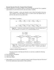 Dynamic Bayesian Networks DynamicBayesianNetworks TemporalStateEstimation Course Hero