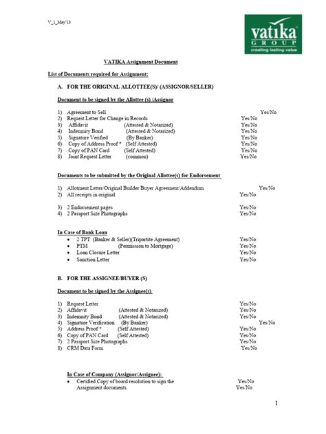 Residential Assignment Set Pdf