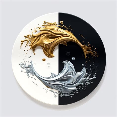 Premium Ai Image Abstract Concept Of Yin Yang Symbol