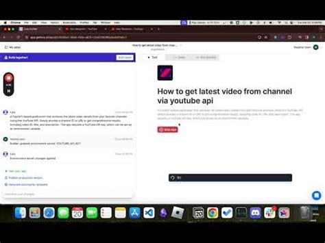 How To Get Latest Video From Channel Via Youtube Api Getlazyai Youtube