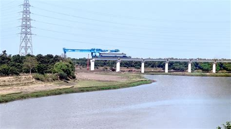 Second River Bridge For Bullet Train Project Completed On Purna River