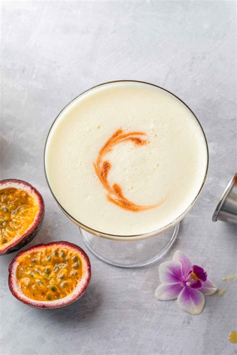 Passion Fruit Pisco Sour Another Cocktail Blog