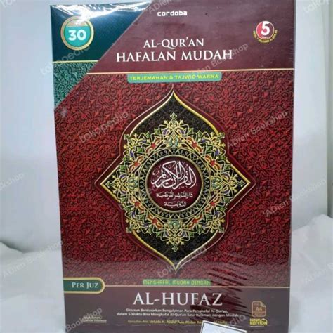 Jual Al Quran Al Hufaz Per Juz Hafalan Mudah Terjemahan Tajwid Warna A4
