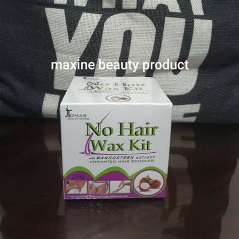 Jtomas No Hair Wax Kit Lazada Ph