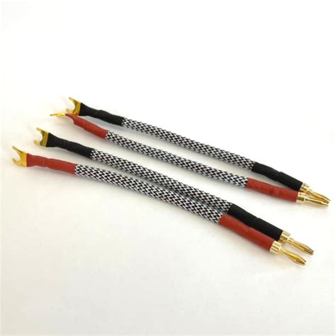【促銷】川木052 精美hifi音響跳線組 喇叭線 西電古董線 Y插 音箱橋接線 高級喇叭適用 台灣現貨 蝦皮購物
