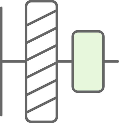 Vertical Alignment Green Light Fillay Icon 39167424 Vector Art At Vecteezy