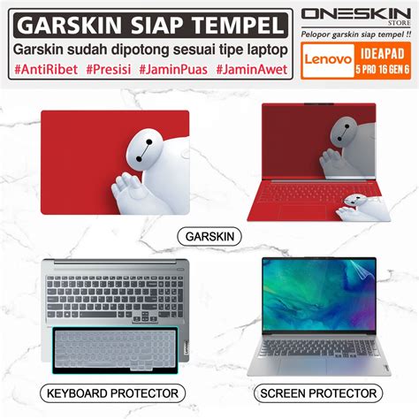 Jual Garskin Sticker Laptop Pelindung Screen Keyboard Protector Lenovo IdeaPad Slim I Pro