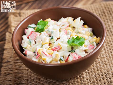Best 4 Imitation Crab Seafood Salad Recipes Amazing Food And Drink