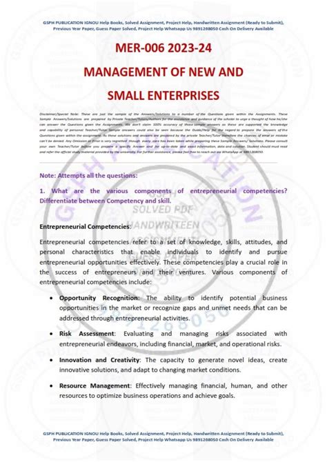 Ignou Mer 006 Solved Assignment 2023 24 English Medium Ignou Solved