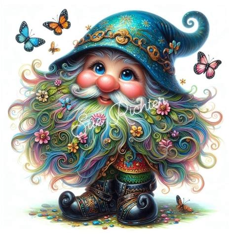 Pin On Drawings In Painting Kits Gnome Wallpaper Gnome Images