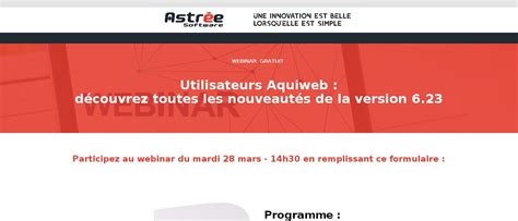 WEBINAR CLIENT présentation nouveautés