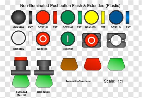 Push Button Plastic Programmable Logic Controllers Diagram Button