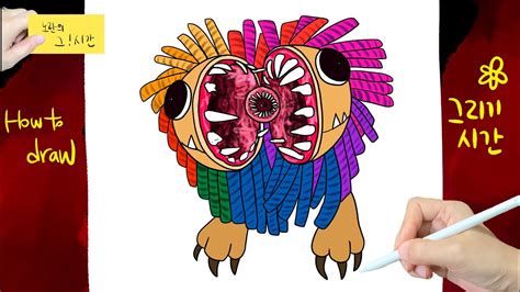 파피플레이타임 변이된 야나비 그리기 Youtube