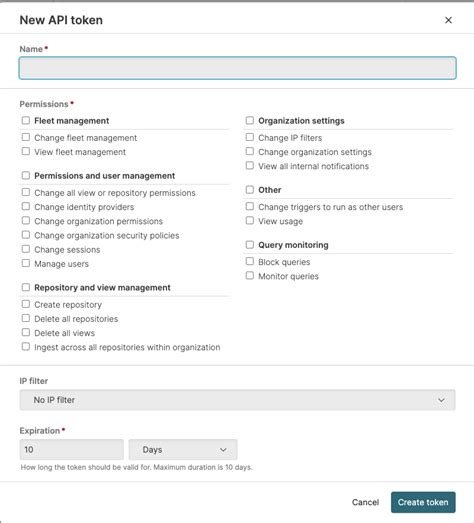 Creating Organization Api Tokens Falcon Logscale Self Hosted 11070
