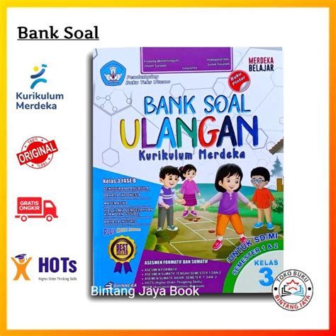 Jual Buku Bank Soal Kurikulum Merdeka Kelas 3 Sdmi Buku Bank Soal Sd