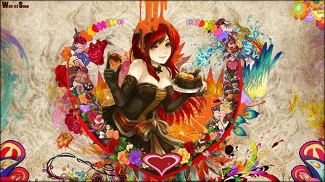 Female Flowers Original Characters Characters Original Colorful