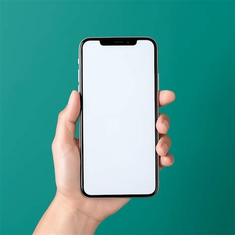 Premium Photo Mock Up Of Smartphone Empty Screen