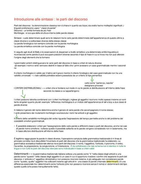 Introduzione Alla Sintassi Schemi E Mappe Concettuali Di Linguistica
