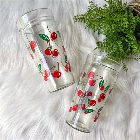 Jelly Jar Drinking Glasses Etsy