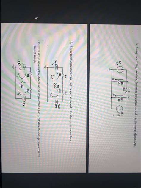 solved using node voltage analysis determine the currents