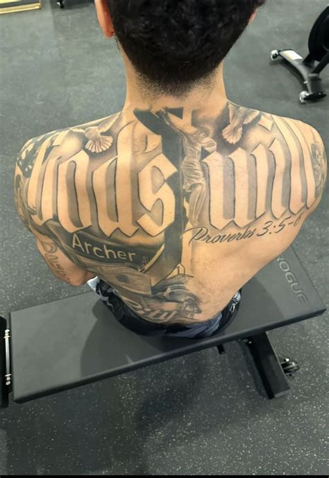 Jayson Tatum In Back Tattoos For Guys Mens Shoulder Tattoo