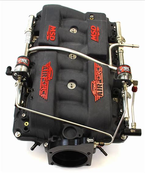 Msd Atomic Airforce Ls1 Intake Hard Lined Plate System Nitrous Outlet