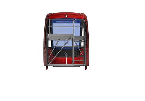 Front Of Light Rail Vehicle Adjustable Height Access Platform