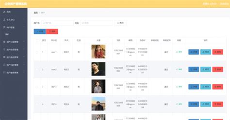 基于springboot vue实现的企业资产管理系统 代码 最代码
