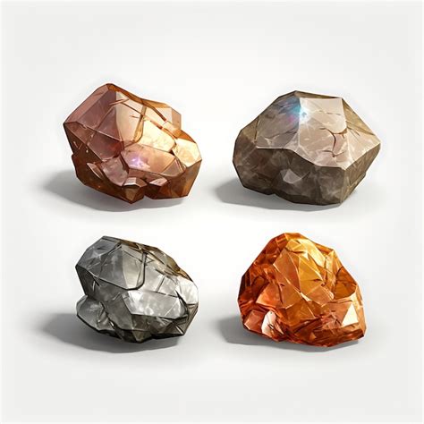 Premium Ai Image Copper Silver Gold Ore 2d Vector 47 Roughly Textured