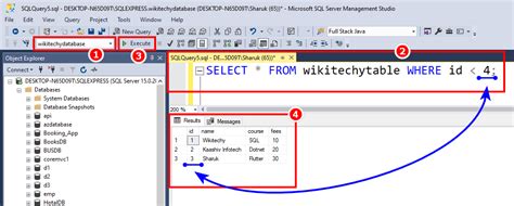 sql where clause how to use where clause in sql