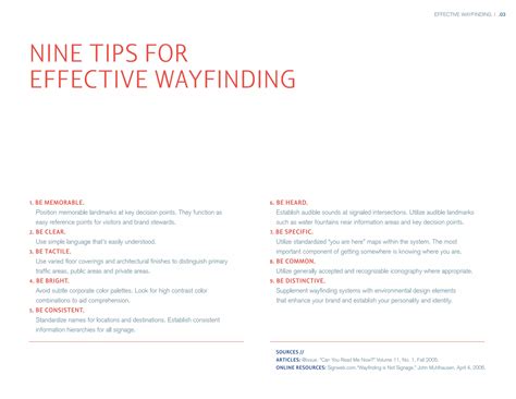Nine Tips For Effective Wayfinding Ppt