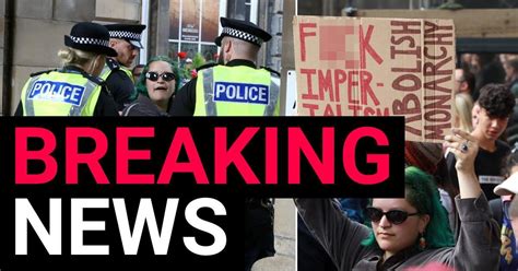Woman Arrested After Holding Abolish Monarchy Sign In Edinburgh