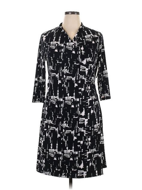 Coldwater Creek Black Casual Dress Size 14 70 Off Thredup