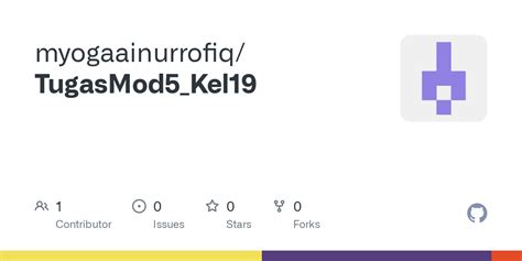 Github Myogaainurrofiq Tugasmod Kel